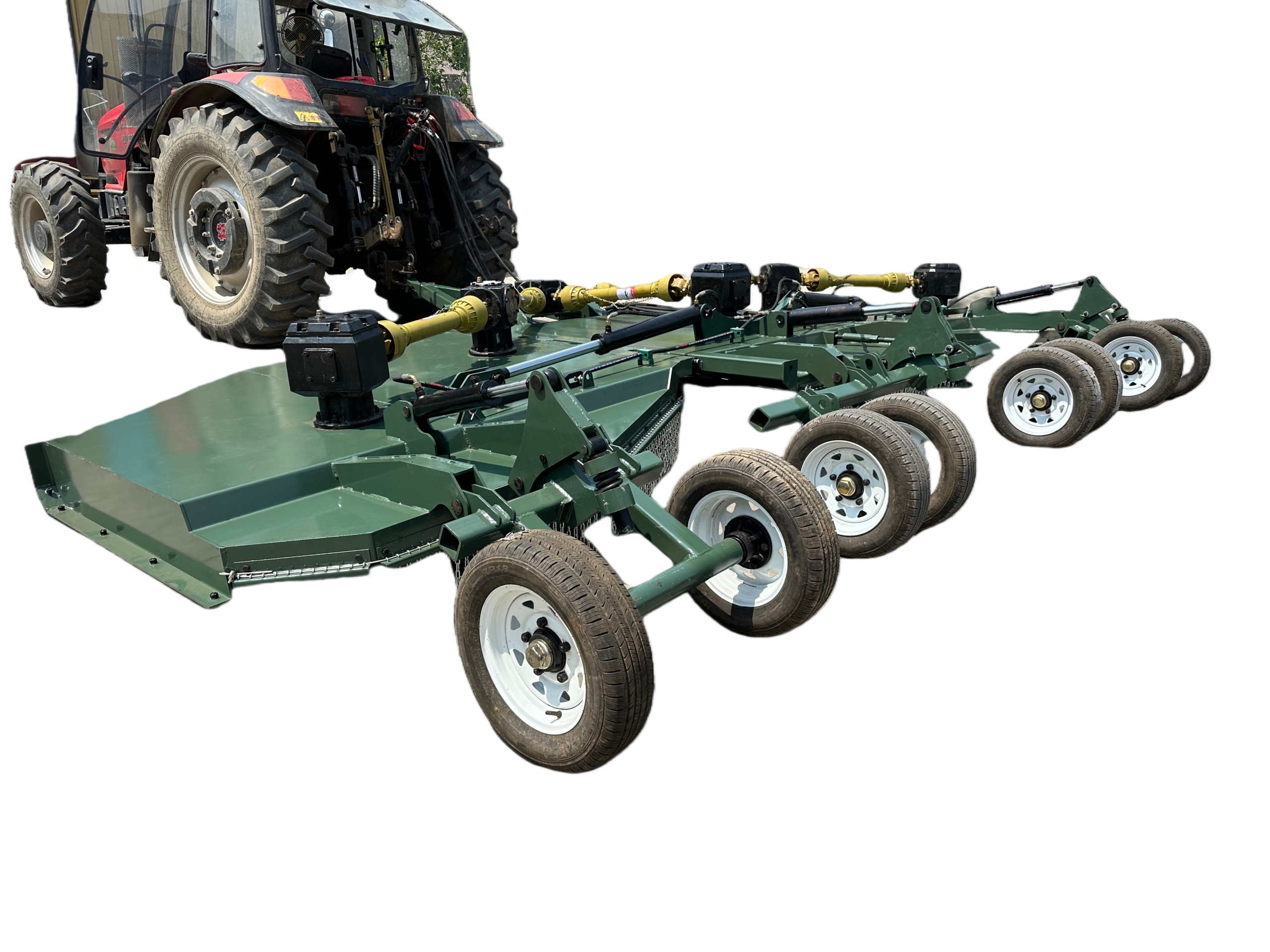 6M Trailed Folding Wing Mower | KASHIN Turf Care
