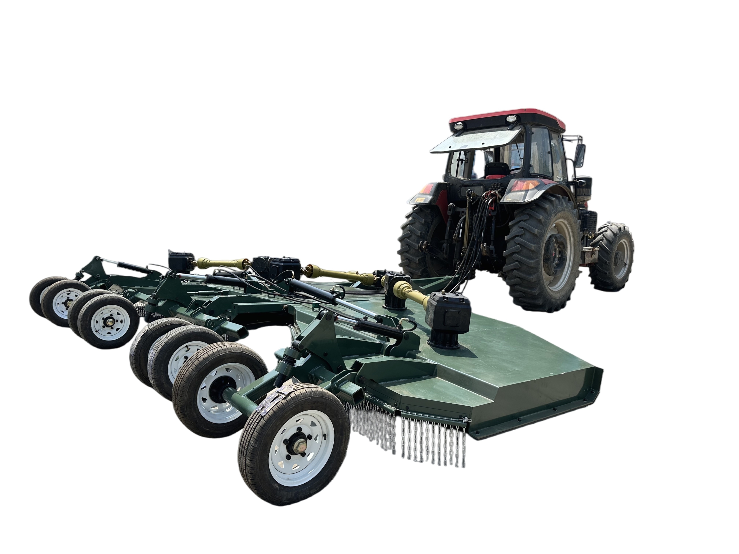 6M Trailed Folding Wing Mower | KASHIN Turf Care